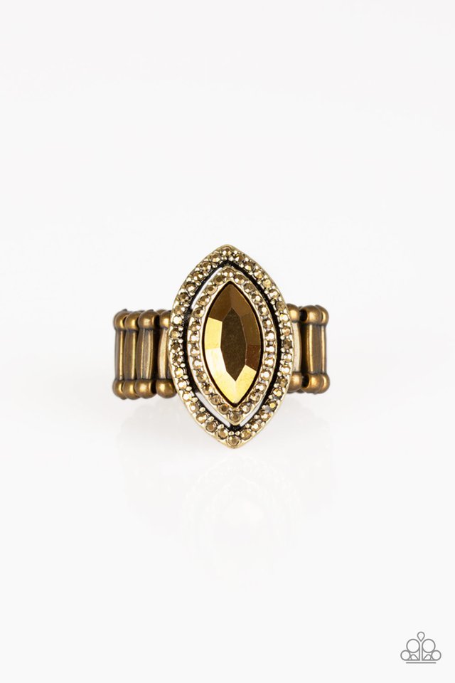 Modern Millionaire - Brass Ring - Paparazzi Accessories ...