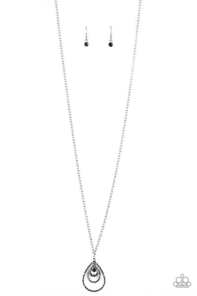 Teardrop Drama - Silver Necklace - Paparazzi Accessories ...