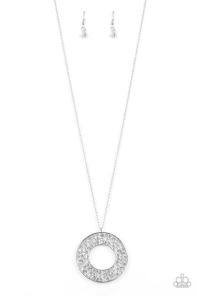 Bad HEIR Day - White Necklace - Paparazzi Accessories ...