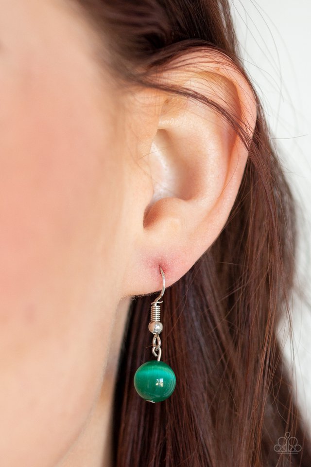 GLOW and Tell - Green Necklace - Paparazzi Accessories ...