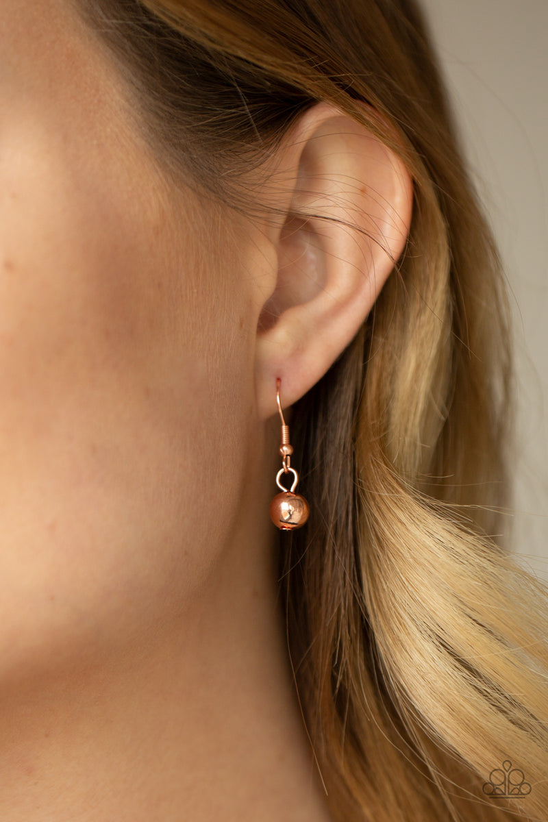 Effervescent Ensemble - Copper Necklace - Paparazzi Accessories ...
